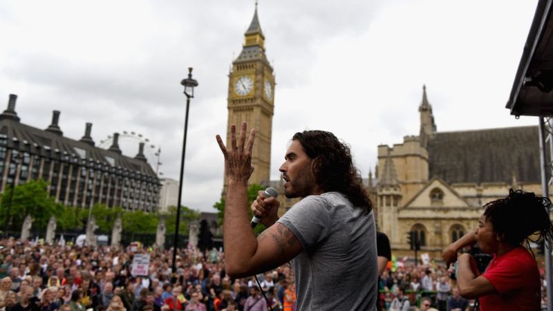 Russell Brand: Society is collapsing - BBC News