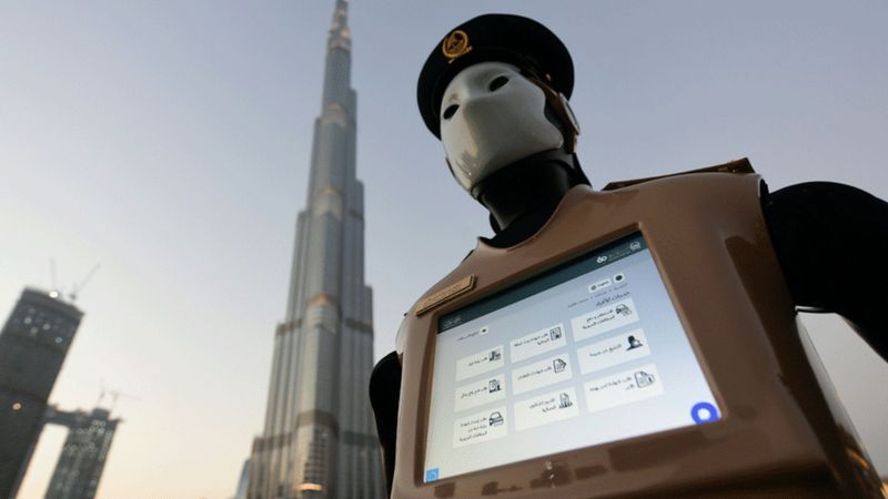 Tomorrow's Cities: Dubai and China roll out urban robots - BBC News