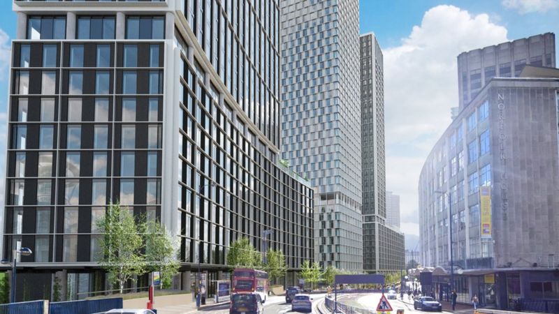 Birmingham city centre redevelopment proposals on show - BBC News