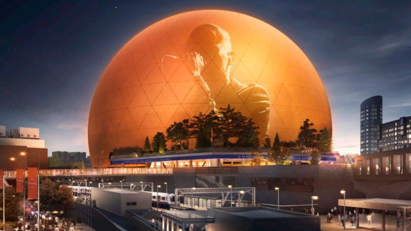 Plans for giant, lit-up dome approved for Olympics site - BBC News