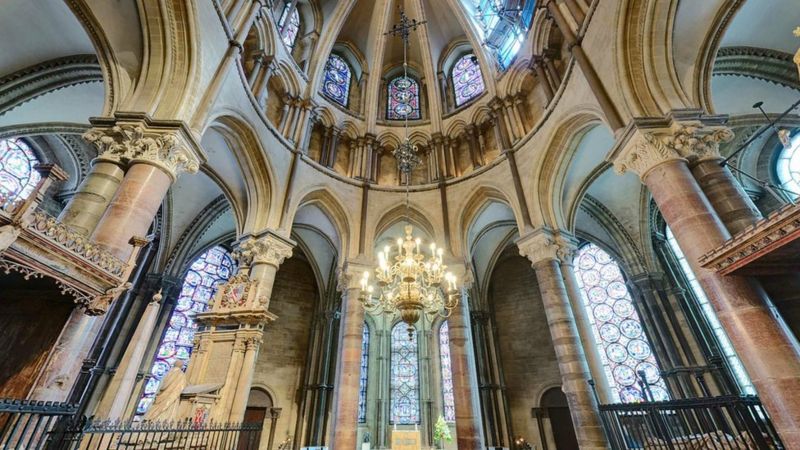 Canterbury Cathedral shrine of St Thomas Becket reconstructed - BBC News