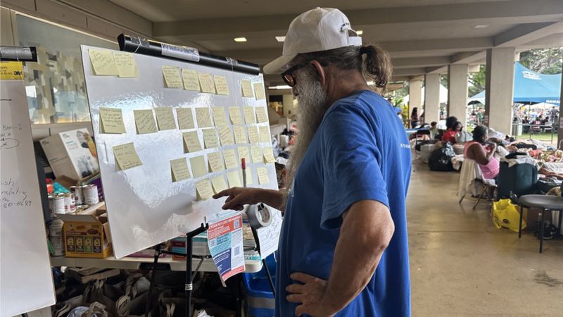 Lost homes and missing loved ones after Maui wildfires - BBC News