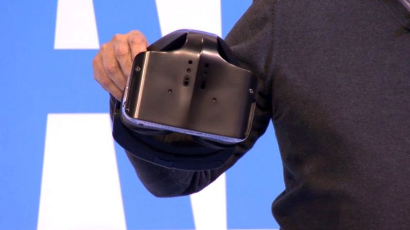 CES 2017: Intel VR headset turns living room into game - BBC News