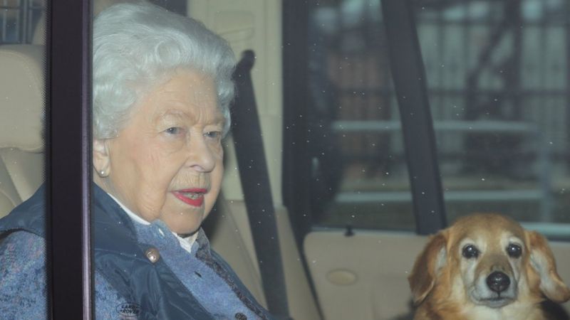 Coronavirus: Queen pictured outside for first time since lockdown - BBC ...