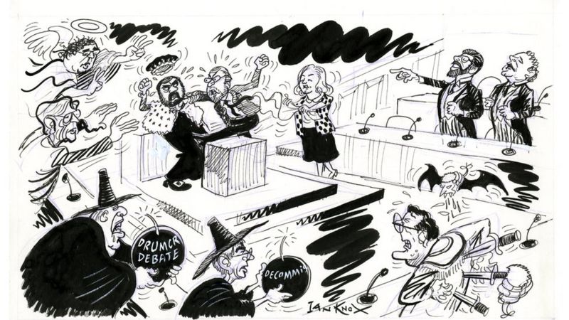 Political cartoons draw Northern Ireland's history - BBC News