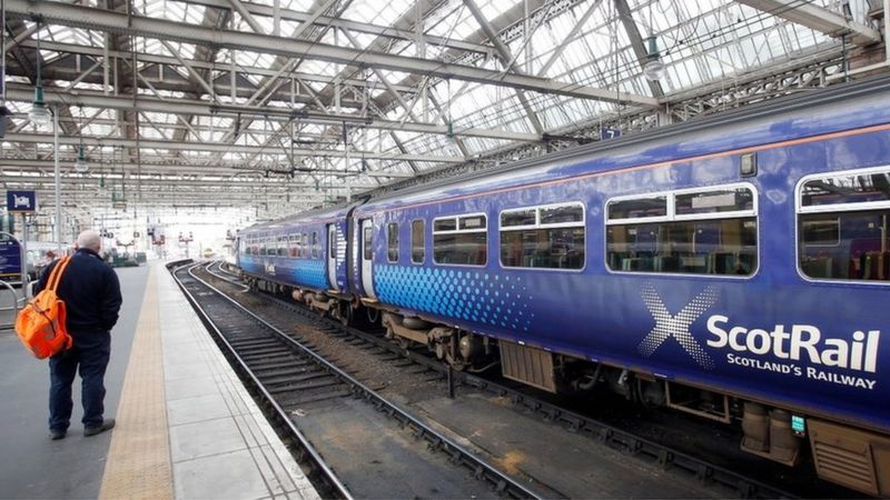Railway strikes bring weekend disruption in Scotland - BBC News
