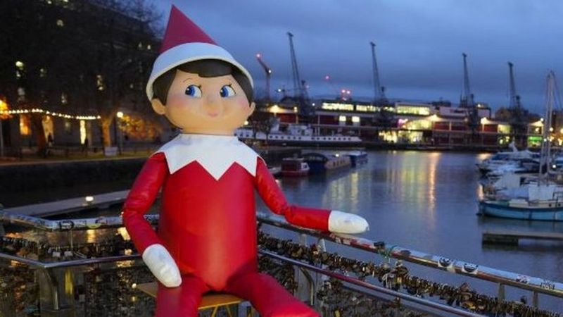 Is Welsh Santa the original Elf on the Shelf? - BBC News