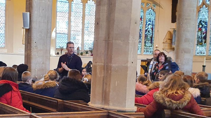 Roof restoration saves 12th Century Wisbech church - BBC News