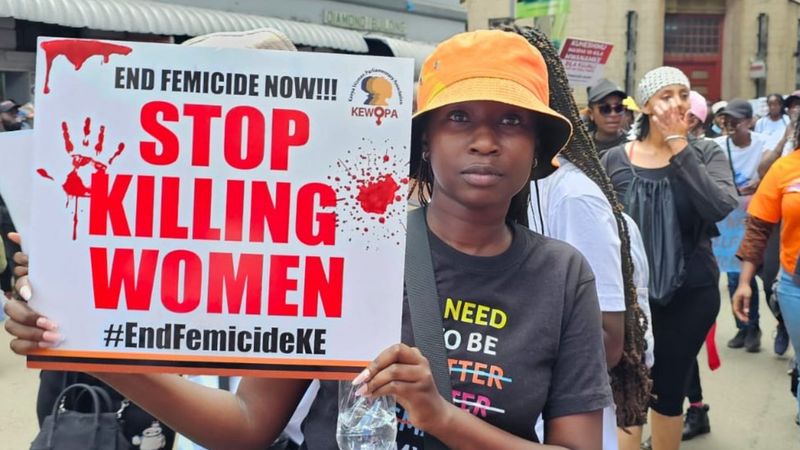 Kenya femicide: Hundreds protest at violence against women - BBC News