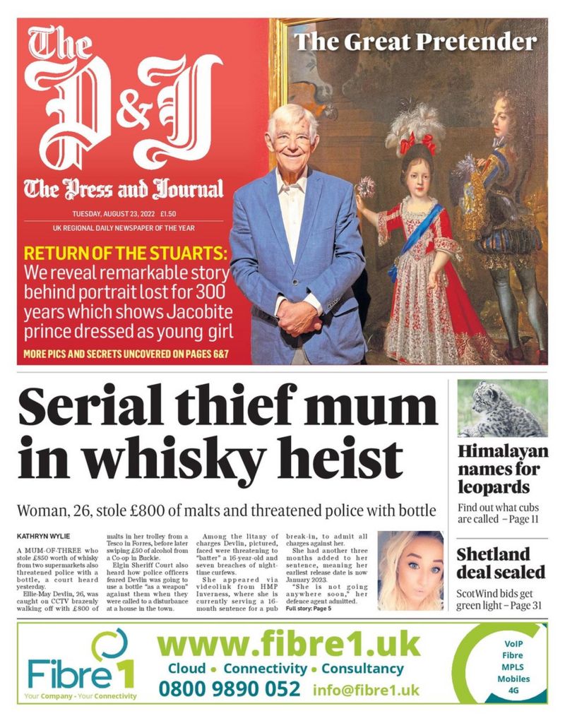 Scotland's papers: 'Skyrocketing' inflation and 'keep rubbish inside ...