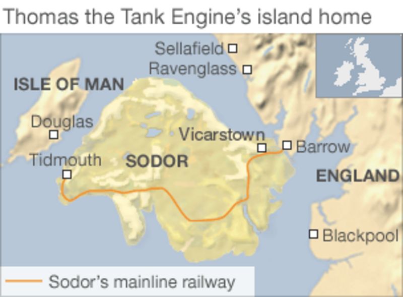 Where is Sodor, home of Thomas the Tank Engine? - BBC News