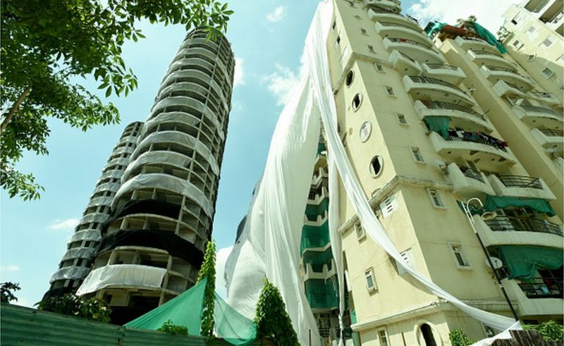 Noida twin towers demolition: How explosives will bring down ...