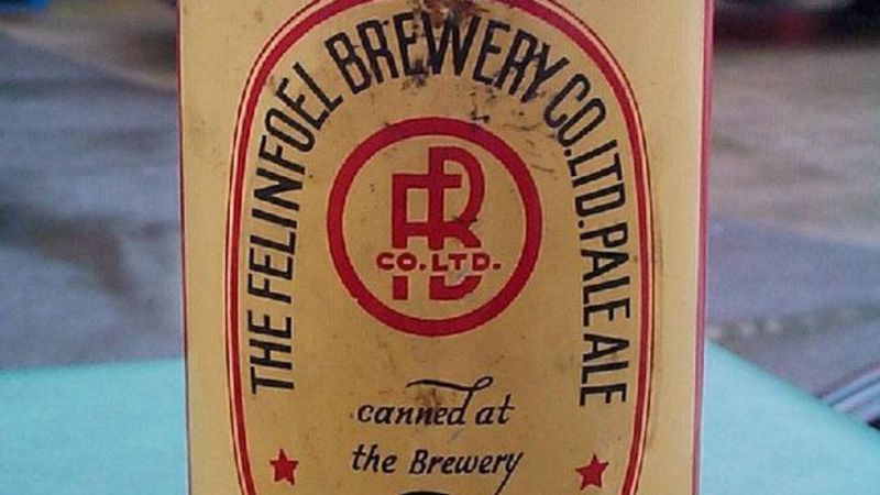Llanelli's Felinfoel brewery pioneered beer in cans - BBC News