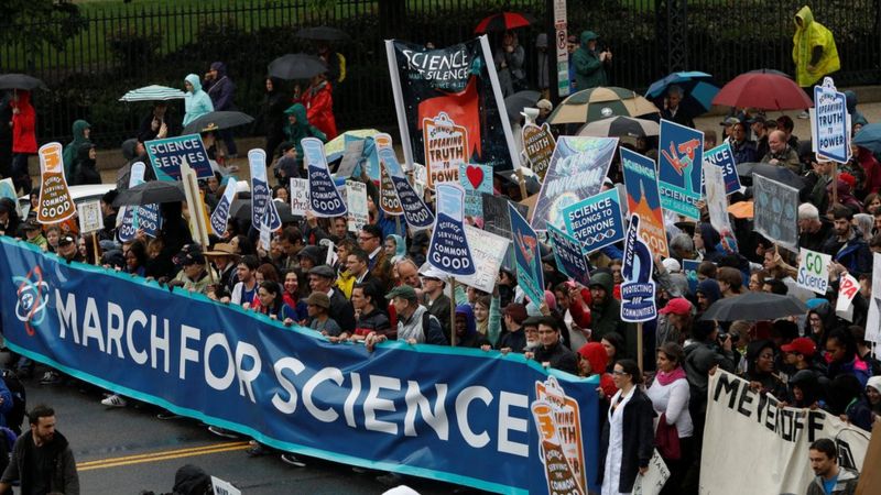 March for Science: Rallies worldwide to protest against political ...
