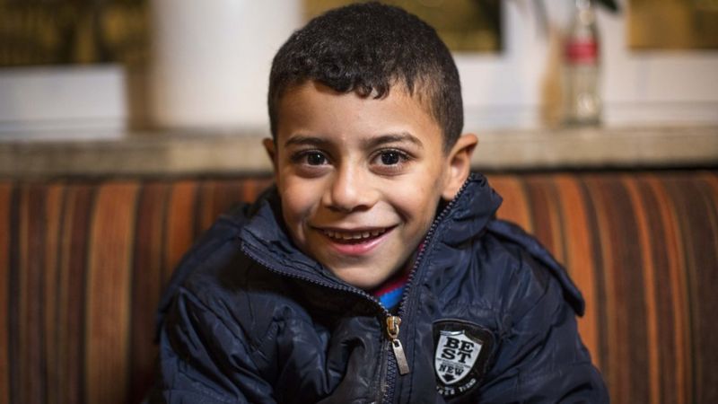 'Missing' Syrian boy Azam now found - BBC News