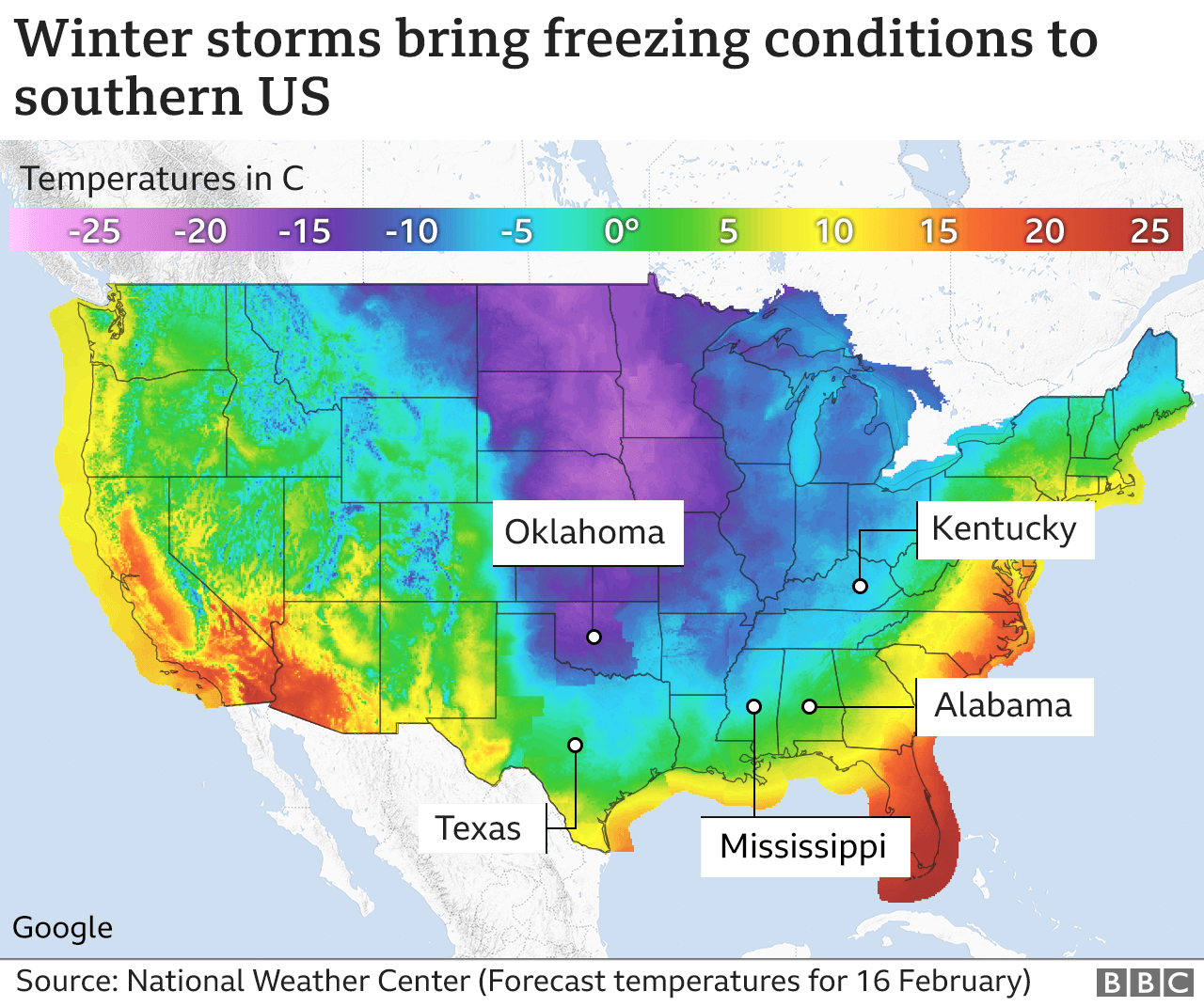 Texas weather: Deadly winter storm sweeps Texas and US southern states ...