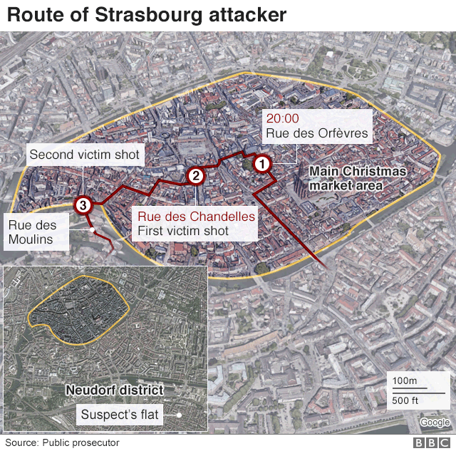 Strasbourg Christmas market attacker Chekatt shot dead - BBC News Strasbourg Christmas market attacker Chekatt shot dead - BBC News