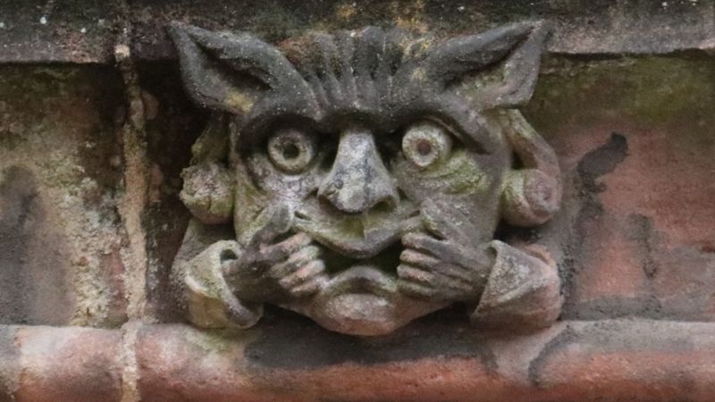 Grotesque faces of Coventry uncovered - BBC News