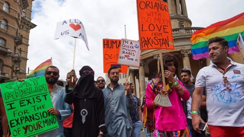 Thousands join Pride parade in London - BBC News