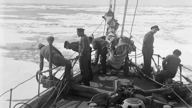 'Heroic' Antarctic explorers left sea-ice clues - BBC News