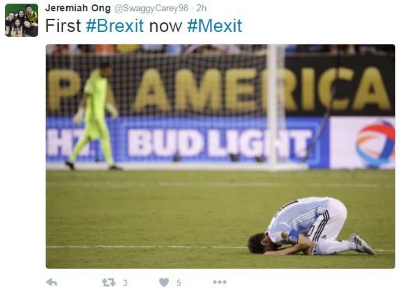 'Mexit' leaves Messi fans pleading for change of heart - BBC News