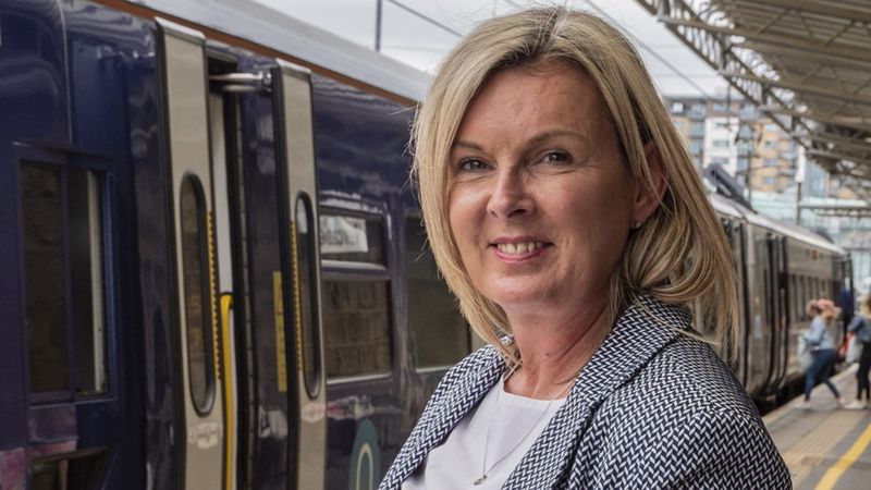 Northumberland railway line: Test train runs on planned route - BBC News