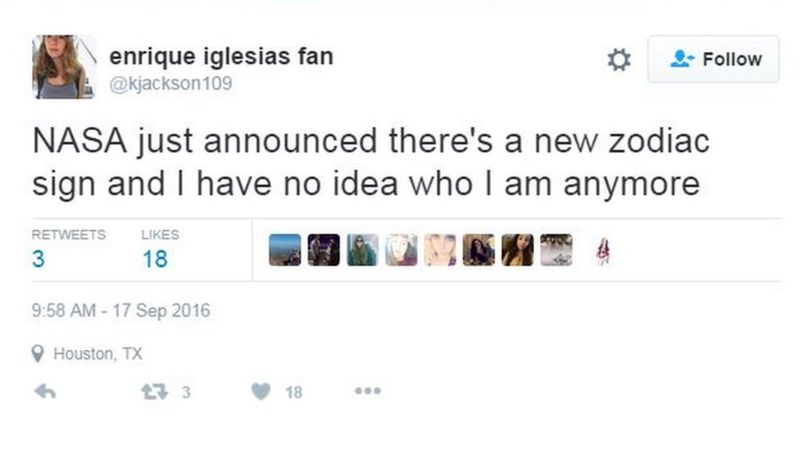 How rumours that Nasa had changed star signs spread - BBC News