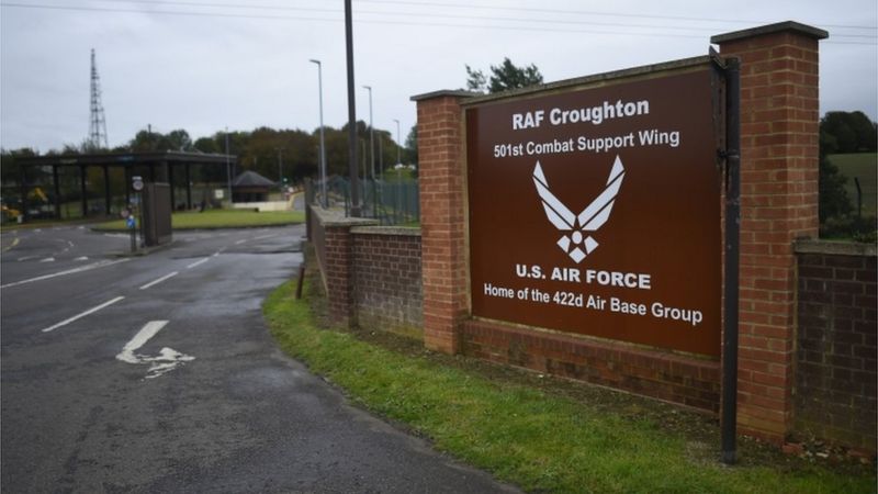 US airman charged with rape at RAF Croughton in Northamptonshire - BBC News