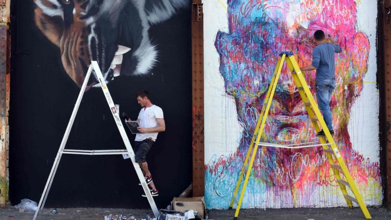 Street art: Crime, grime or sublime? - BBC News