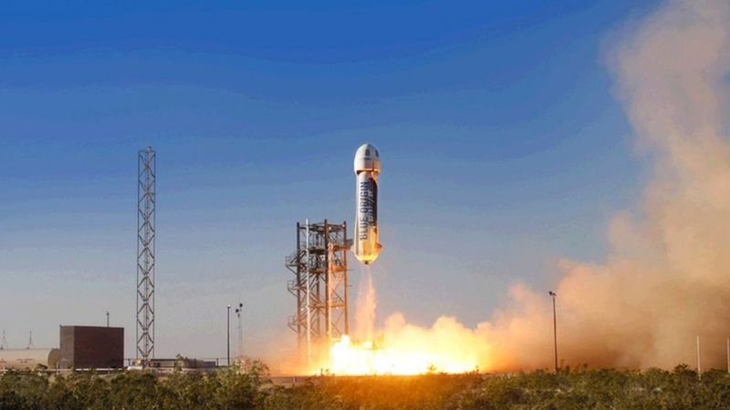 Amazon founder signals space intent - BBC News