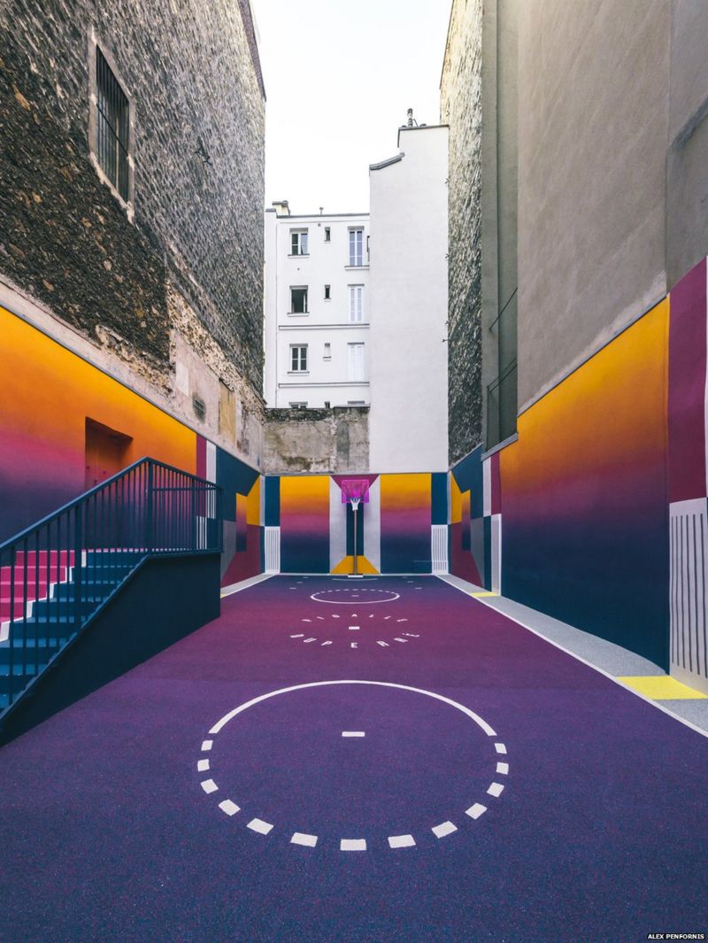 Look at this amazing basketball court - and other awesome sports venues ...