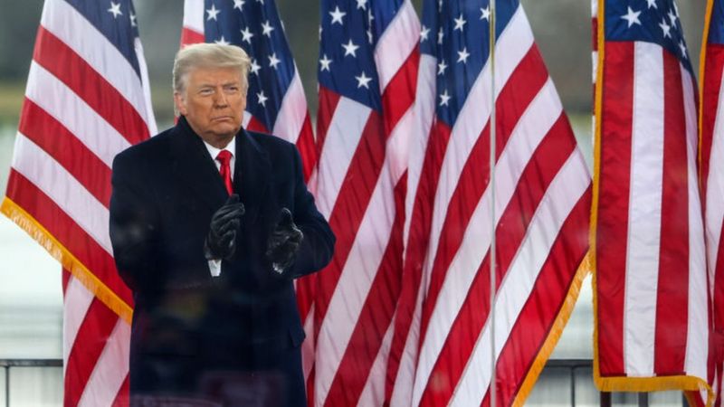 Capitol riot: Committee to seek charges for Trump - reports - BBC News