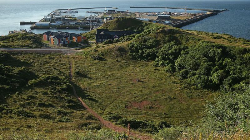 Britain's 'big bang' in Heligoland, 70 years on - BBC News