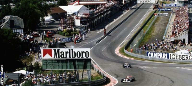 Belgian Grand Prix: Eau Rouge's dramatic history - BBC Sport