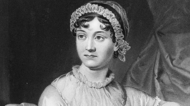Jane Austen statue unveiled in Basingstoke - BBC News