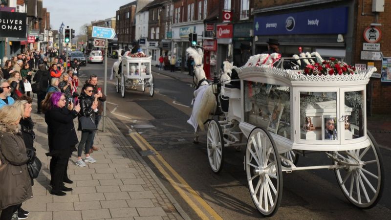 Funeral of My Big Fat Gypsy Wedding twins Billy and Joe Smith - BBC News