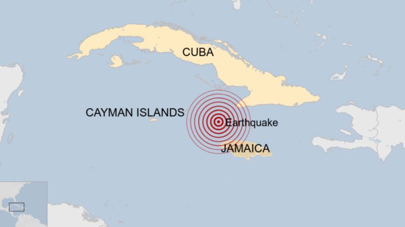 Caribbean earthquake of 7.7 prompts office evacuations in Miami - BBC News