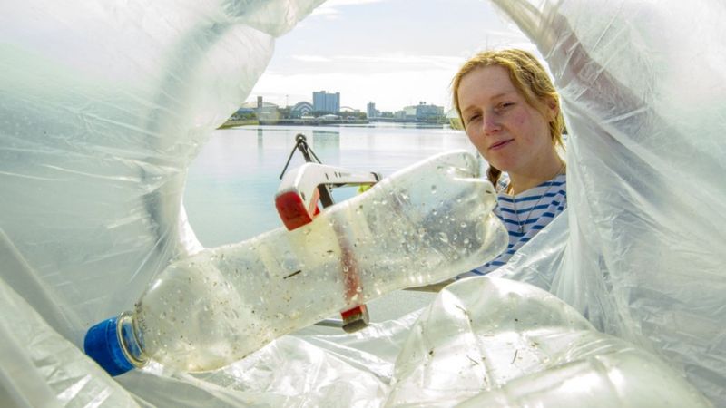 Clean seas battle goes upstream on the River Clyde - BBC News