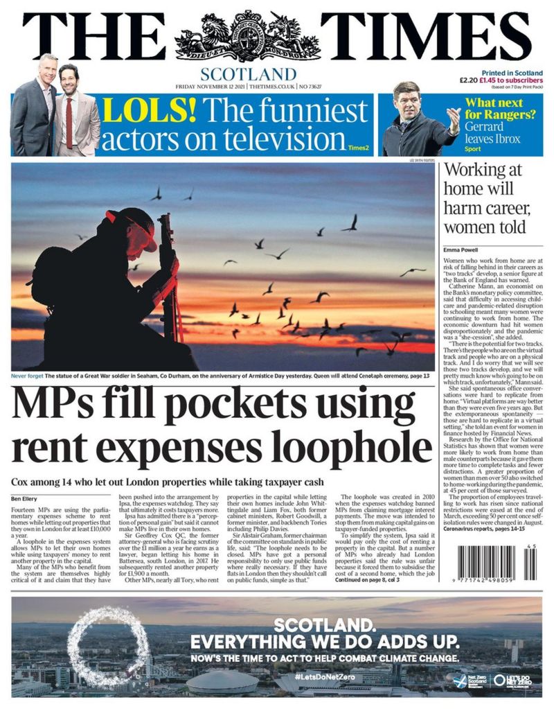 Scotland's papers: What next for Scotland's oil and care crisis fears ...