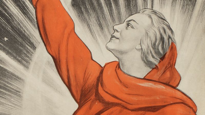 Posters of the golden age of Soviet cosmonauts - BBC News