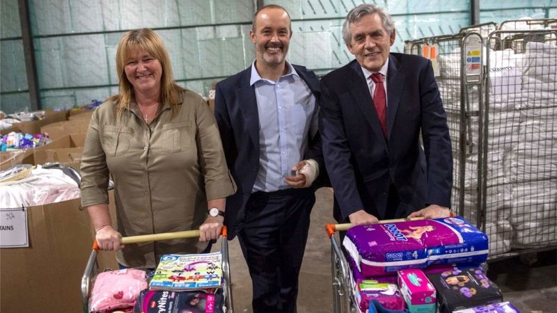 Surplus stock charity helps 59,000 families in need - BBC News