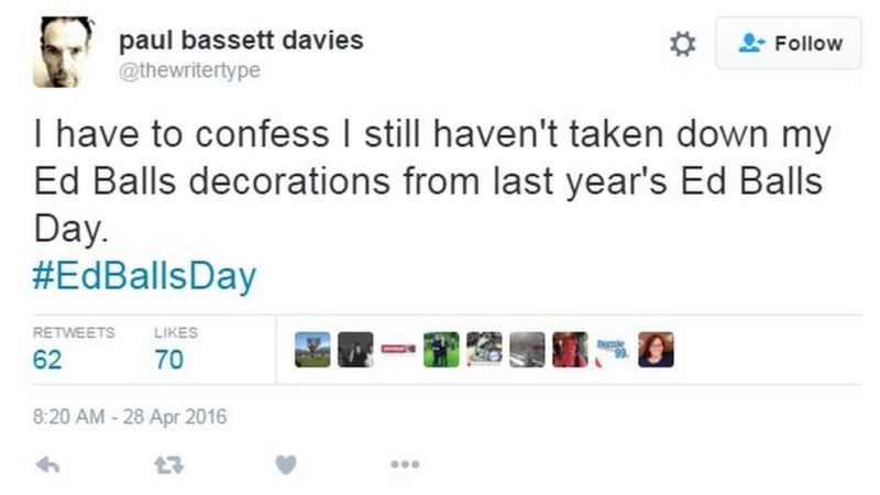 Happy Ed Balls day, from Ed Balls - BBC News