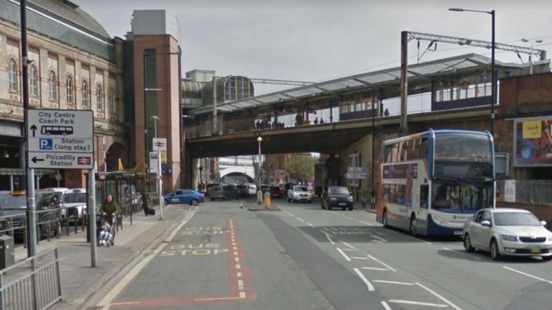 Cyclist seriously hurt in collision with HGV in Manchester - BBC News