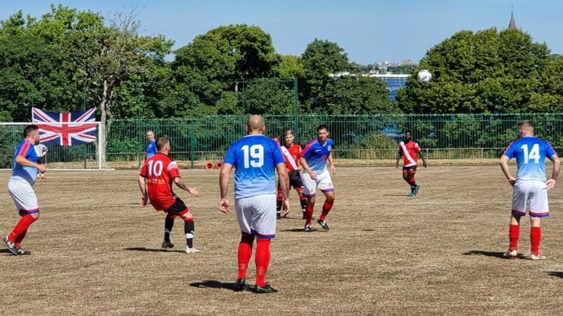 Football match raises funds for Lee Rigby charity - BBC News