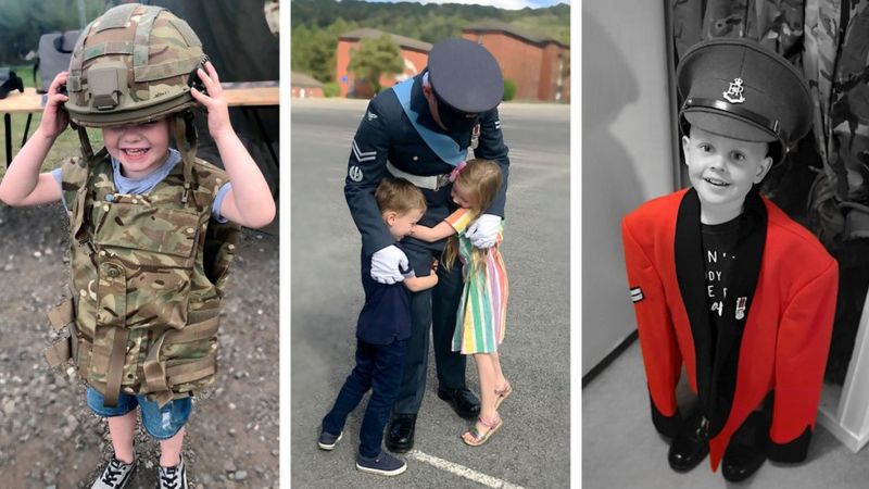 Remembrance Day: What's it like growing up in a military family? - BBC ...