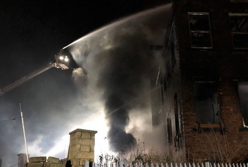 Bradford Fire Former Mill Fire Started Deliberately Bbc News