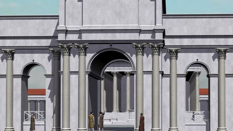 'Largest Roman arcade' in Britain to go on show in Colchester - BBC News