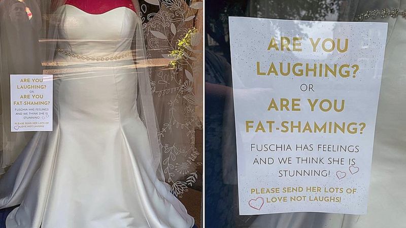 Plus Size Window Mannequin Fat Shamed And Laughed At Bbc News
