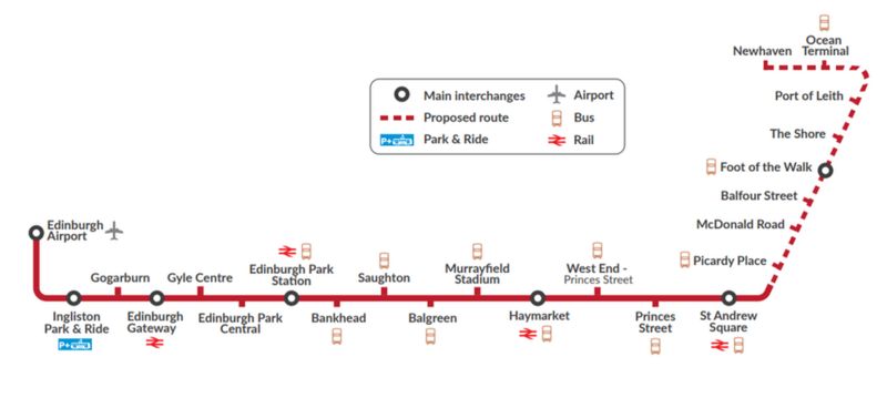 Councillors approve extension to Edinburgh's tram line - BBC News