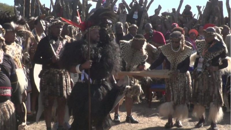 Zulu coronation: Crowd gada for South Africa for King Misuzulu ...